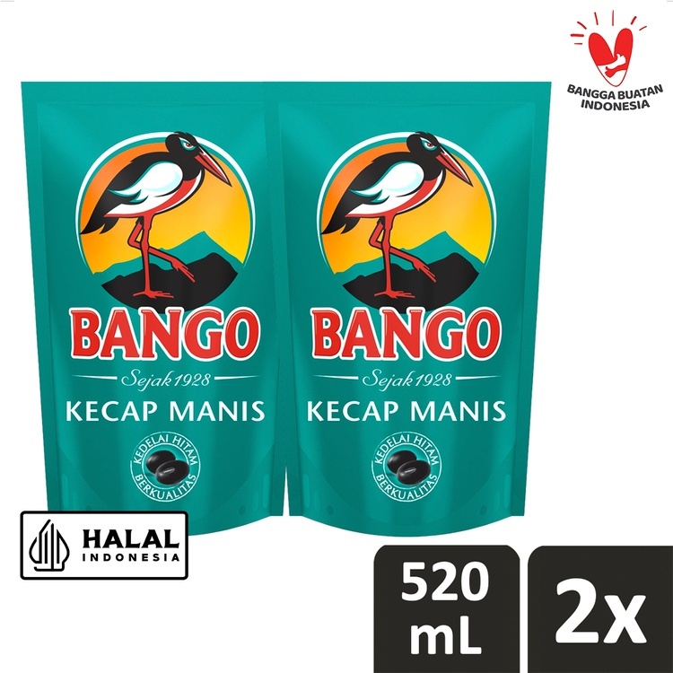 Jual Bango Kecap Manis Refill 520 mL x2 | Shopee Indonesia