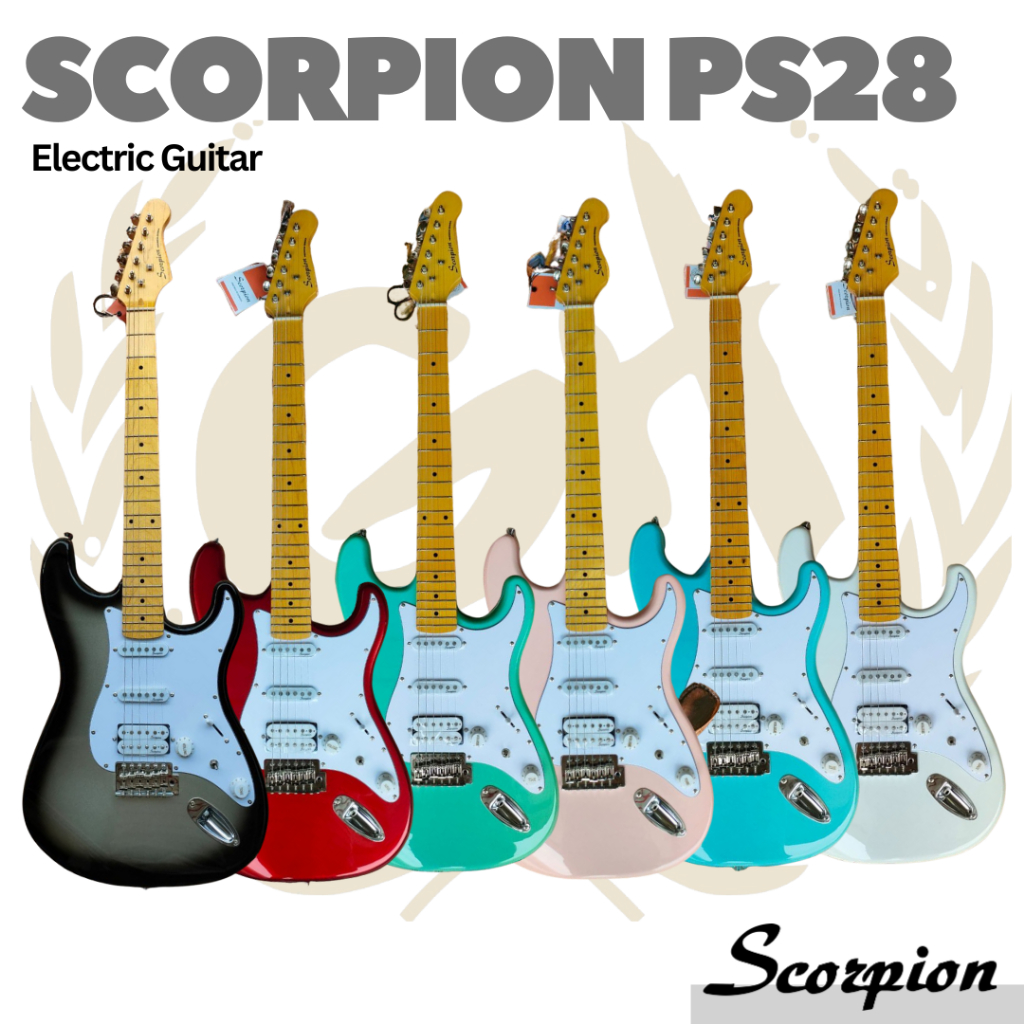 Jual Scorpion Premium Series PS28 Electric Guitar - Gitar Elektrik ...