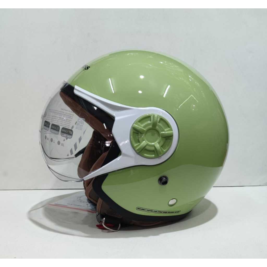 Jual HELM CARGLOSS YRH HIJAB APPLE GREEN ORIGINAL | Shopee Indonesia