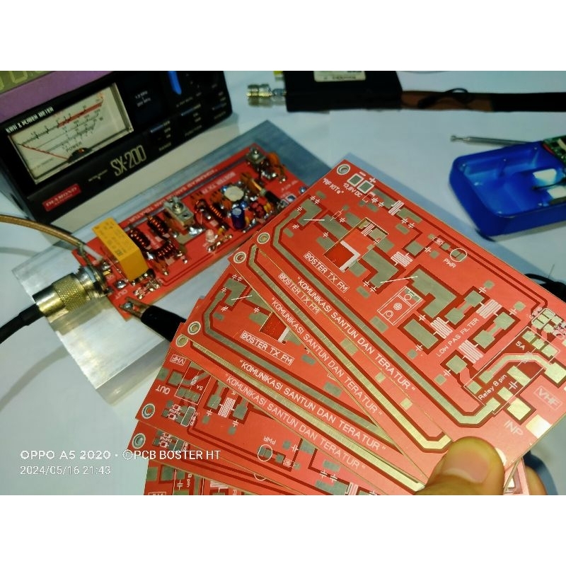 Jual PCB BOSTER HT TRANSCEIVER 144Mhz | Shopee Indonesia