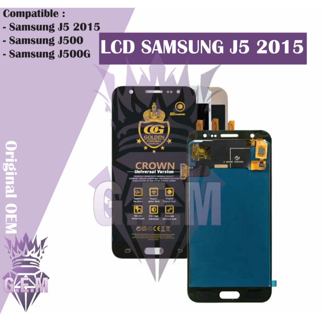 Jual LCD SAMSUNG J5 2015 / J500 / J500G / J5 PRO 2017 / J530 ...