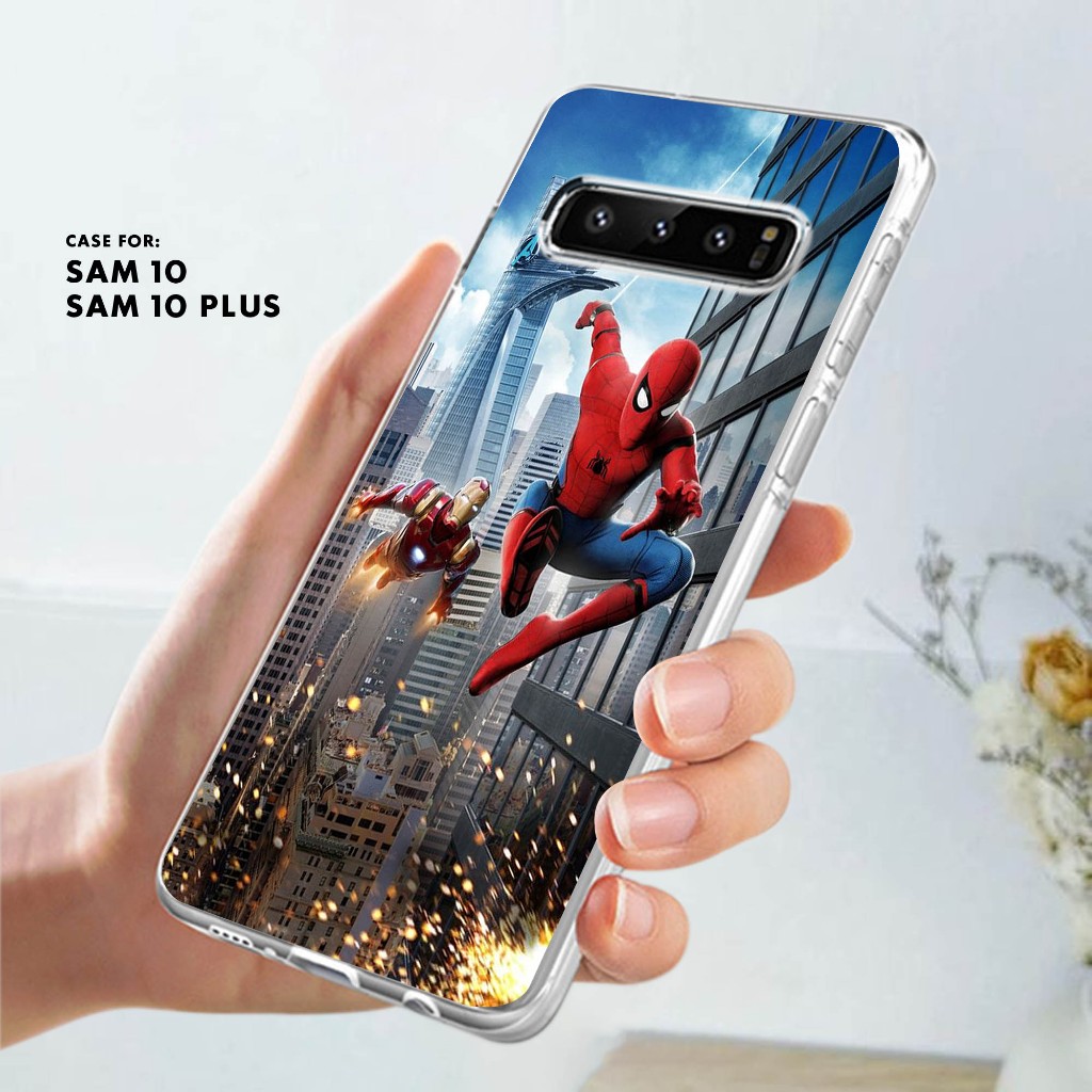 Jual Case SAMSUNG S10 S10+ NOTE 10 10 LITE 10 PRO NOTE 10 + ( SPIDERMAN ...