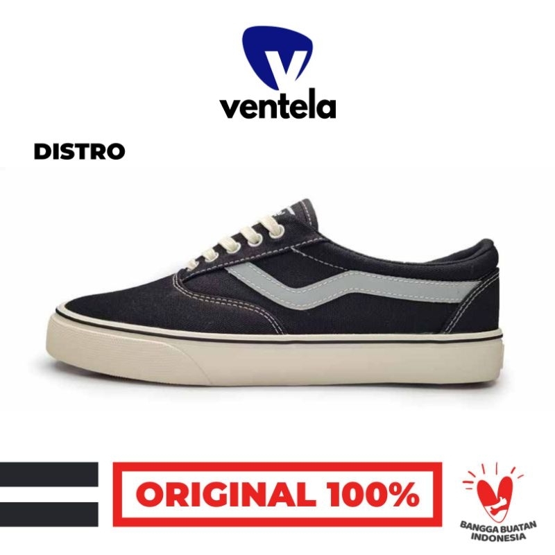 Jual VENTELA Sepatu Ventela Distro Black Natural Original Made In Indonesia | Shopee Indonesia
