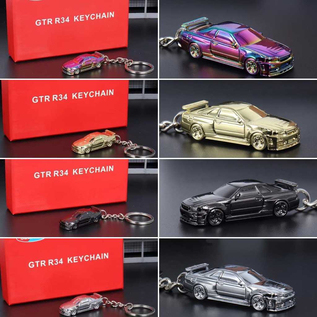 Jual Seeker key chain gantungan kunci nissan skyline r34 skala 87 ...