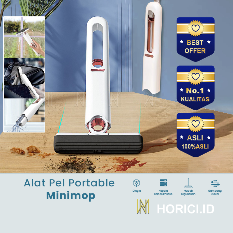 Jual HORICI Alat pel Pembersih Ruangan Home Car Portable Mini Mop Mini ...