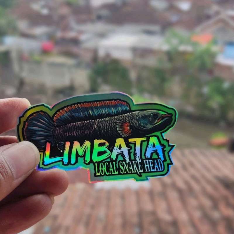 Jual Stiker Ikan Channa Limbata Ukuran dan 13cm | Shopee Indonesia