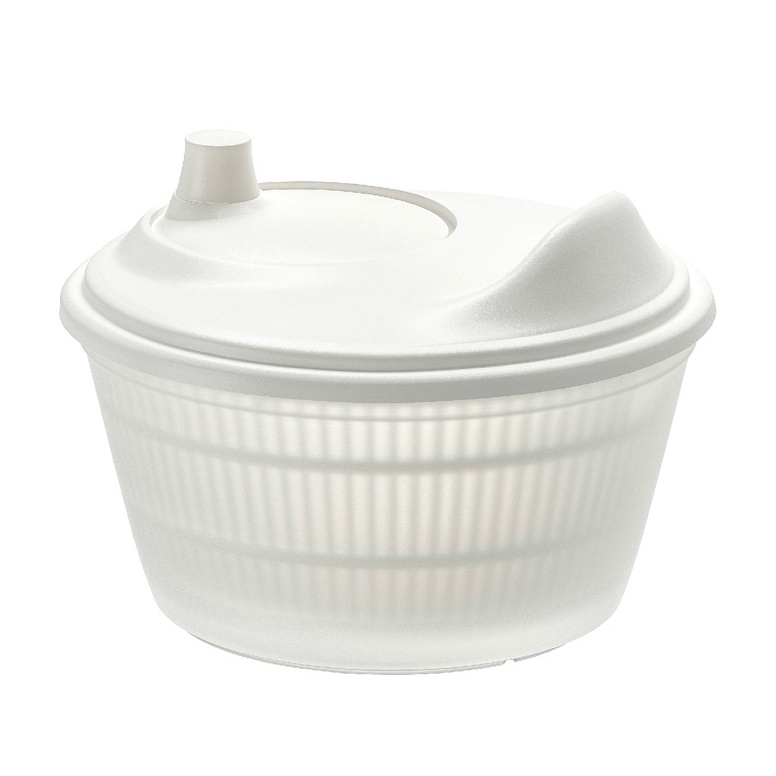 Jual KODE Q83R Tokiguppfylld pengering sayuran putih salad spinner ...