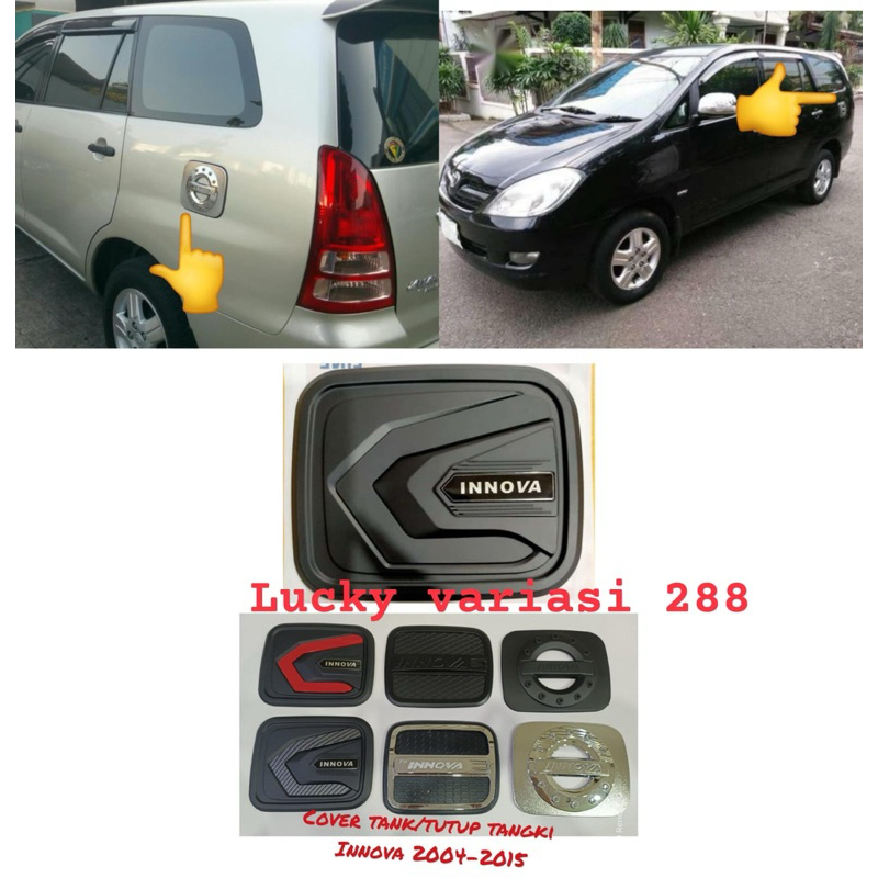 Jual Cover Tank tengki Variasi Tutup Bensin Tank Cover Innova 2004-2015 ...