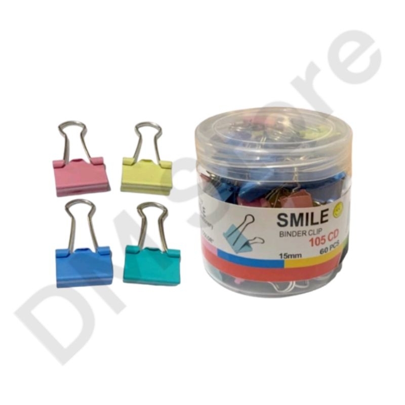 Jual [60 Pcs] Binder Clip Mini || Paper Clip Warna Warni || Penjepit ...