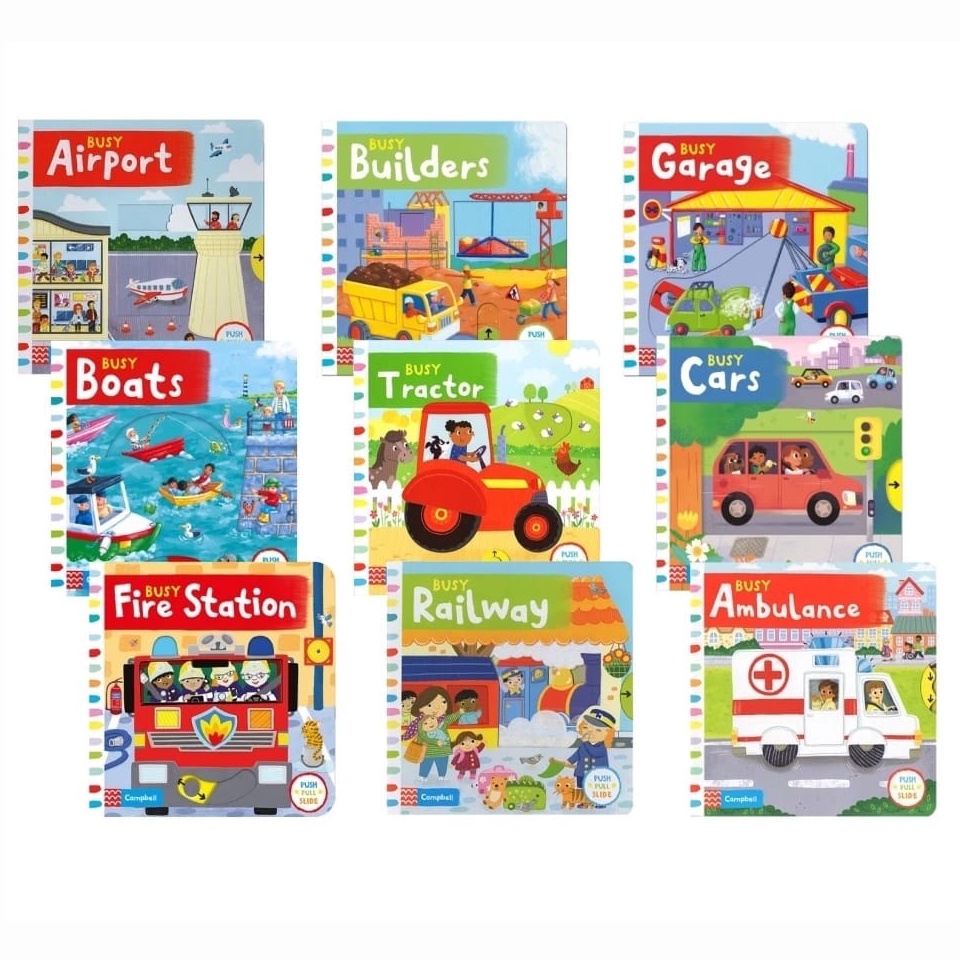 Jual KODE M15Z Campbell Push Pull Slide Buku Anak Baby busy book First ...