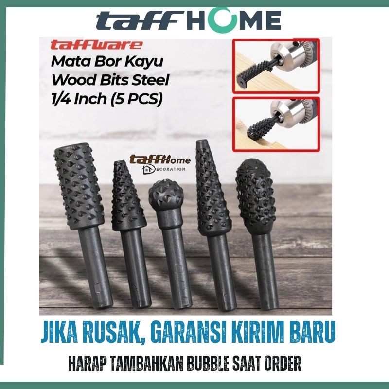 Jual Mata Bor Kayu Wood Bits Steel 14 Inch 5 PCS - Black | Shopee Indonesia