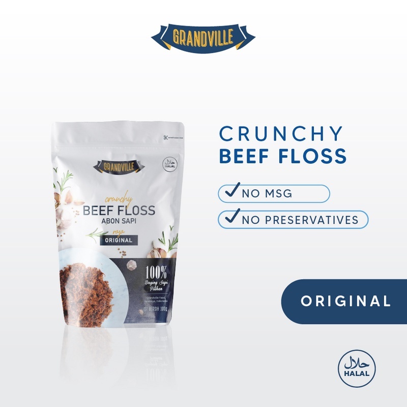 Jual Grandville Beef Floss (Abon Sapi) Original 100gr | Shopee Indonesia