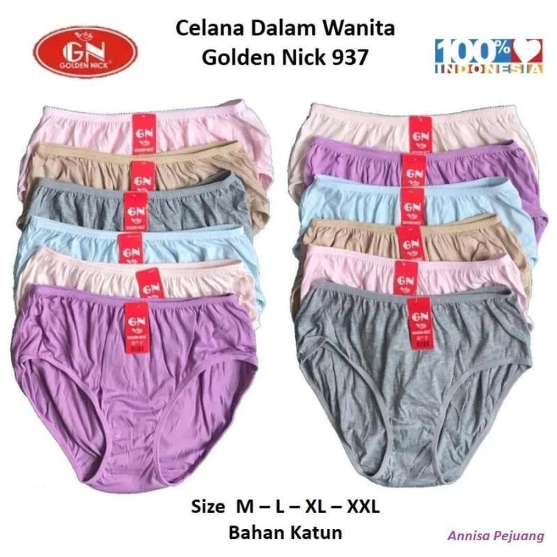 Jual Golden Nick CD 939 937 Celana Dalam Wanita Golden Nick Katun Adem ...