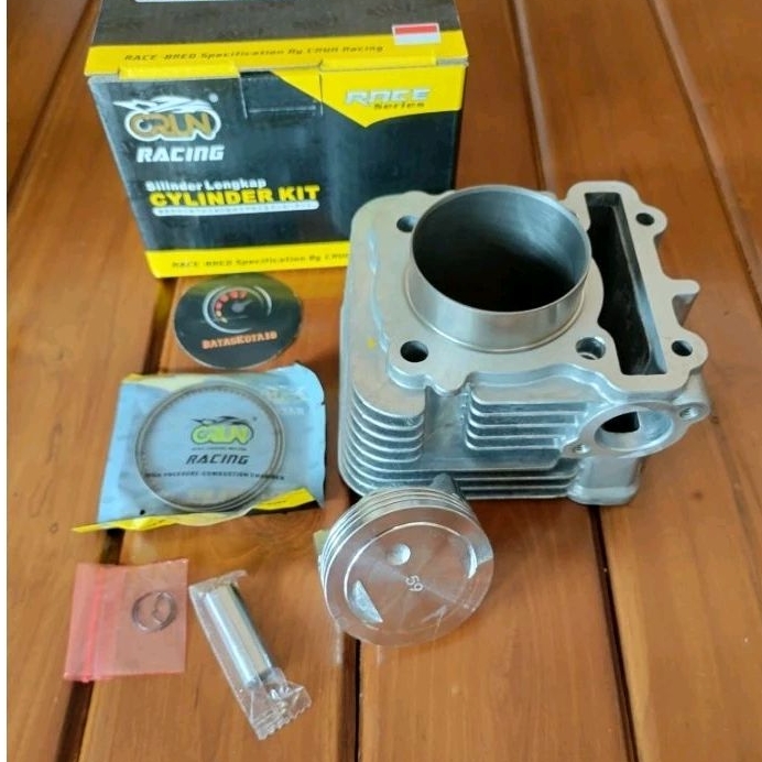Jual Block blok boring seher set bore up 59 mm Mio m3 125 Fino 125 komplit crun | Shopee Indonesia