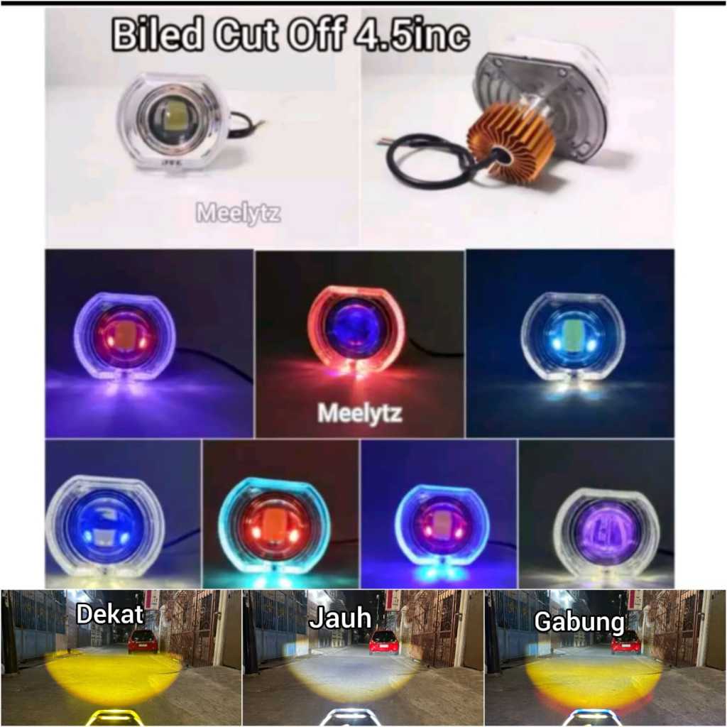 Jual Projie Biled Cut Off 4,5inc GEN 3 jauh dekat plus shroud dan devil ...