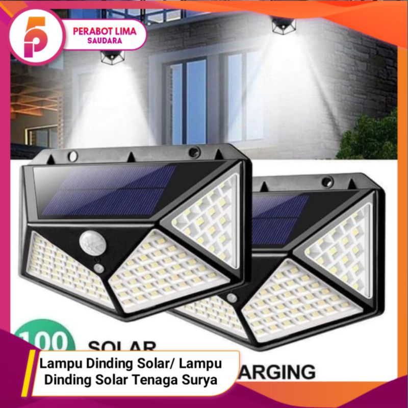 Jual Lampu Solar Cell 100 LED/ Lampu Taman Outdoor 100 LED/ Lampu Solar ...