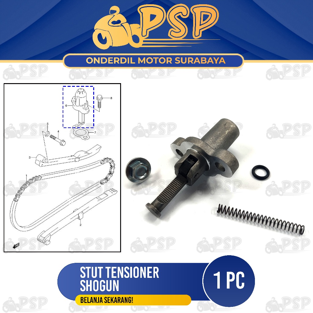 Jual Stut Tensioner Shogun - Setelan Stud Rantai Rante Keteng Kamrat ...