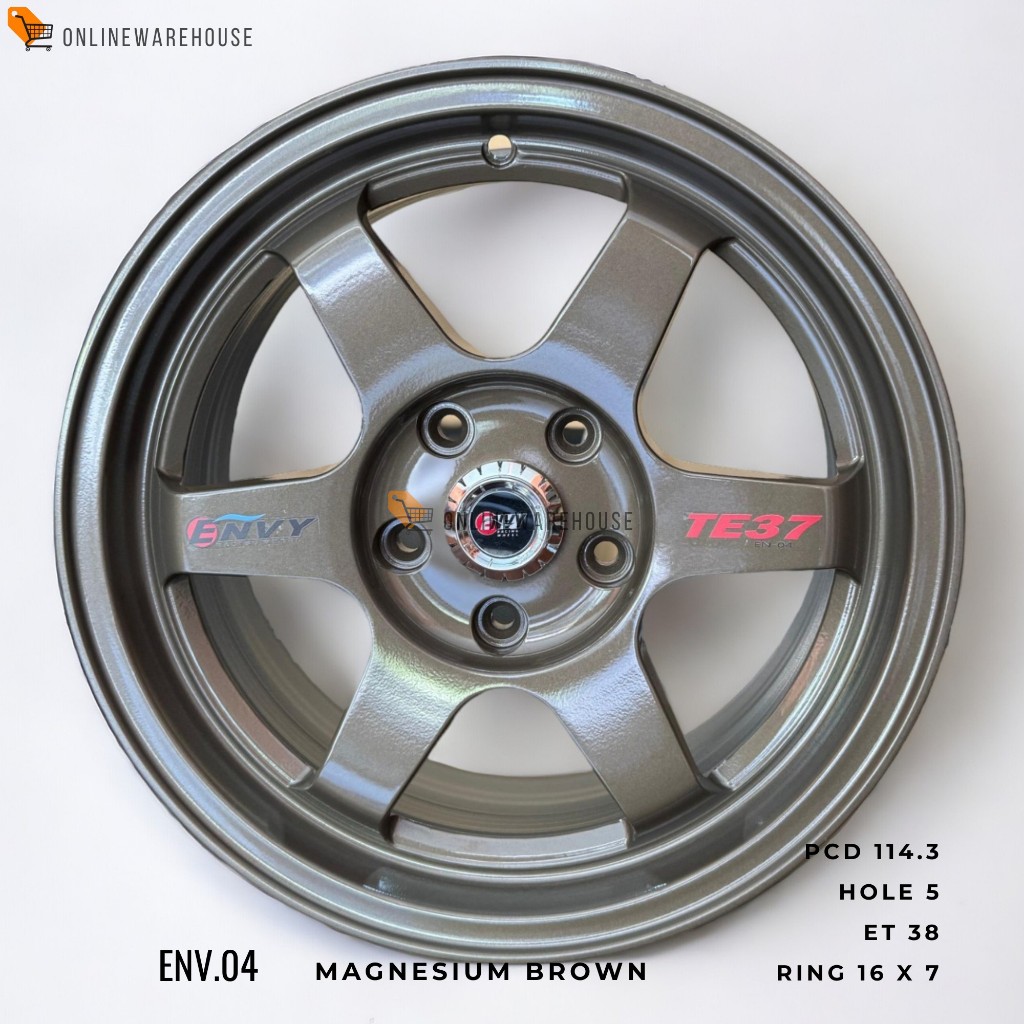 Jual VELG ENV.04 RING 16 X 7 MAGNESIUM BROWN | Shopee Indonesia