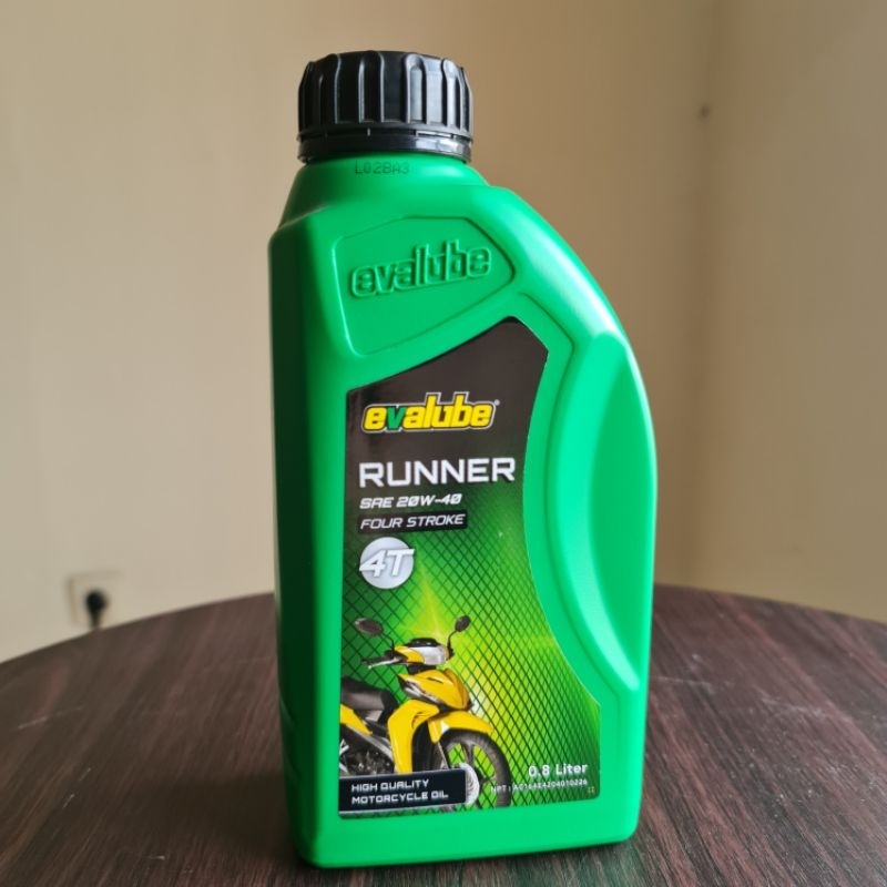 Jual Oli Motor Evalube Runner SAE 20W-40 4T (800ml) | Shopee Indonesia