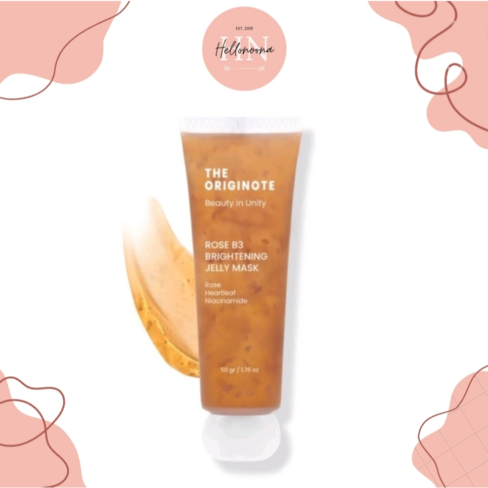 Jual THE ORIGINOTE - Rose B3 Brightening Jelly Mask | Shopee Indonesia