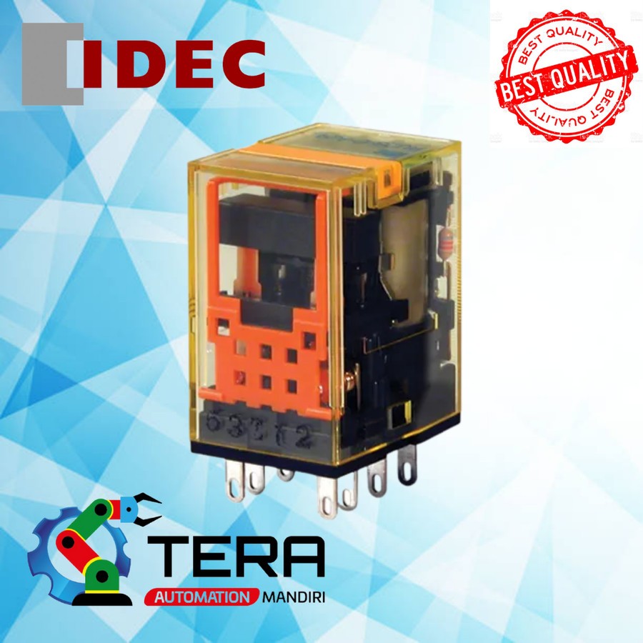 Jual Idec Relay RU2S-C-D24 coil 24Vdc 2NO 2NC 10A READY STOK | Shopee ...