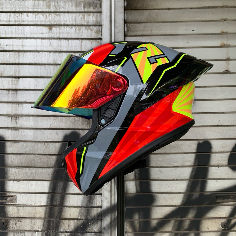 Jual Helm KBR Fullface ttc helm dewasa sni Paket Ganteng spoiler 3D ...
