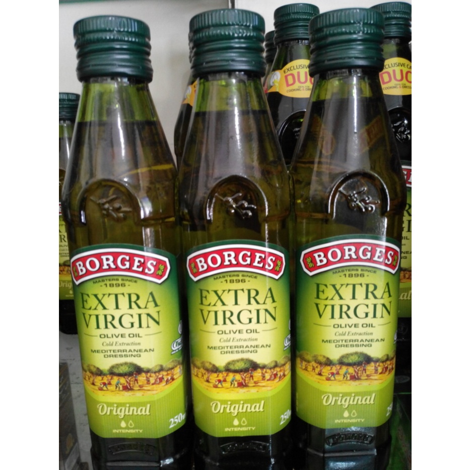 Jual Minyak Zaitun Extra Virgin Olive Oil Borges 250 ml 250ml BISA DIMINUM | Shopee Indonesia