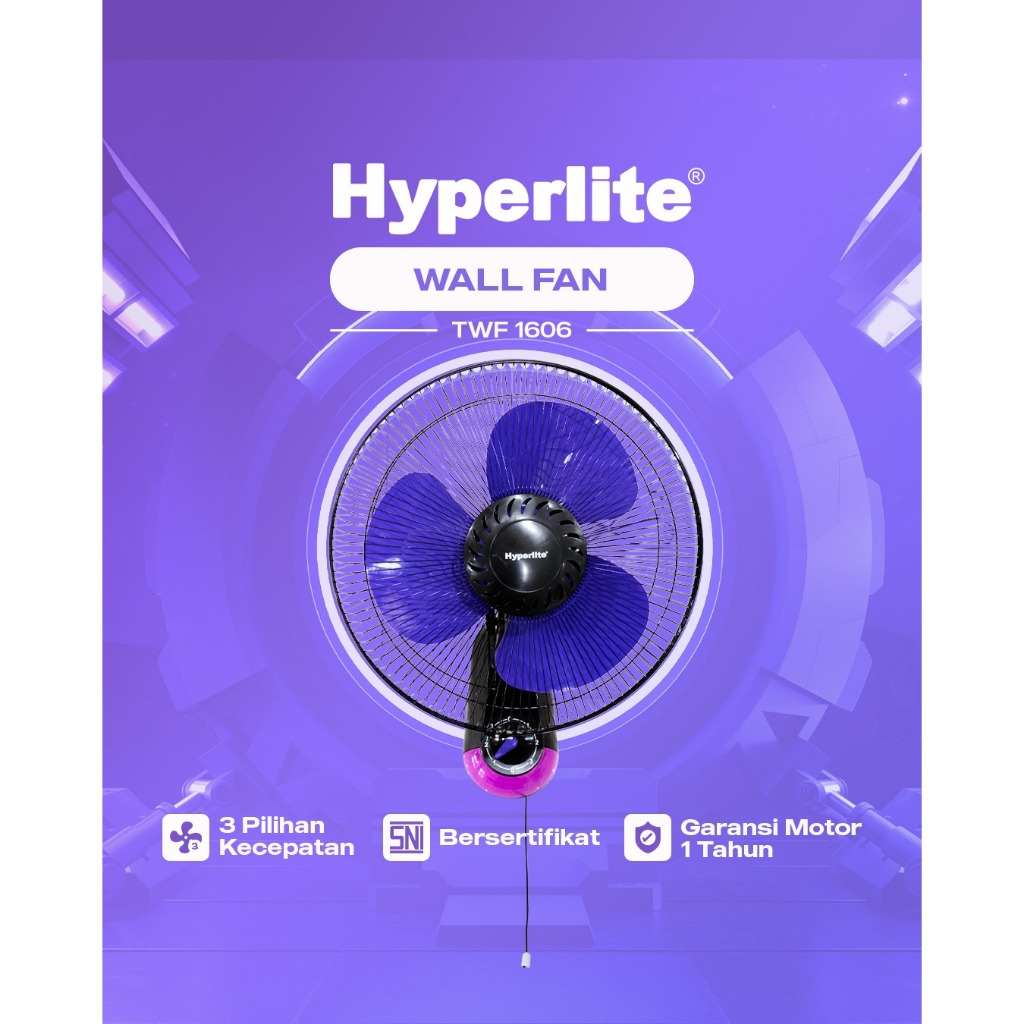 Jual Hyperlite Kipas Angin Dinding 16" inch TWF 1606 Wall Fan | Shopee Indonesia