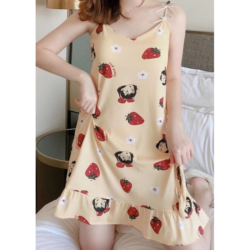 Jual Daster Import+Bra/Daster Tali /Daster Cup Bra/Daster Wanita C01-B ...