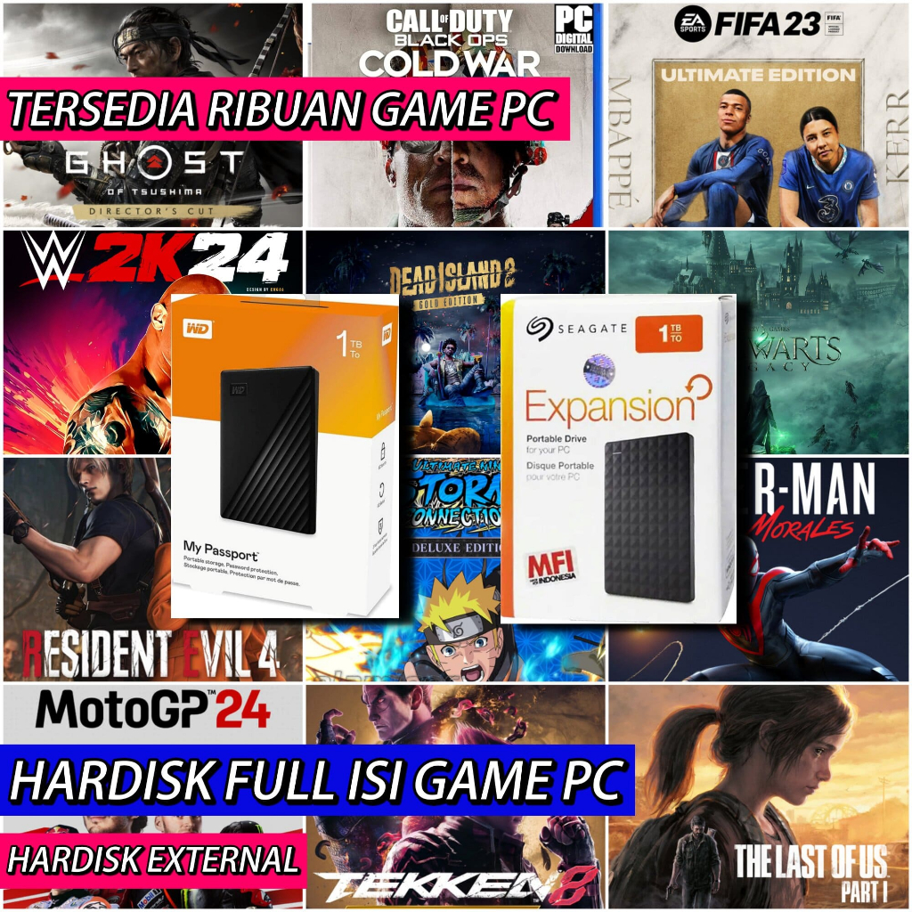 Jual Harddisk External 1TB Full Gamez PC | Shopee Indonesia