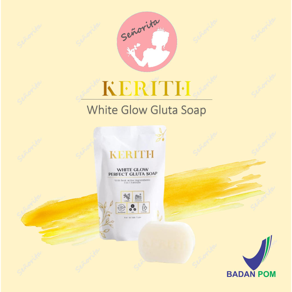 Jual KERITH White Glow Perfect Gluta Soap 60gr | Shopee Indonesia