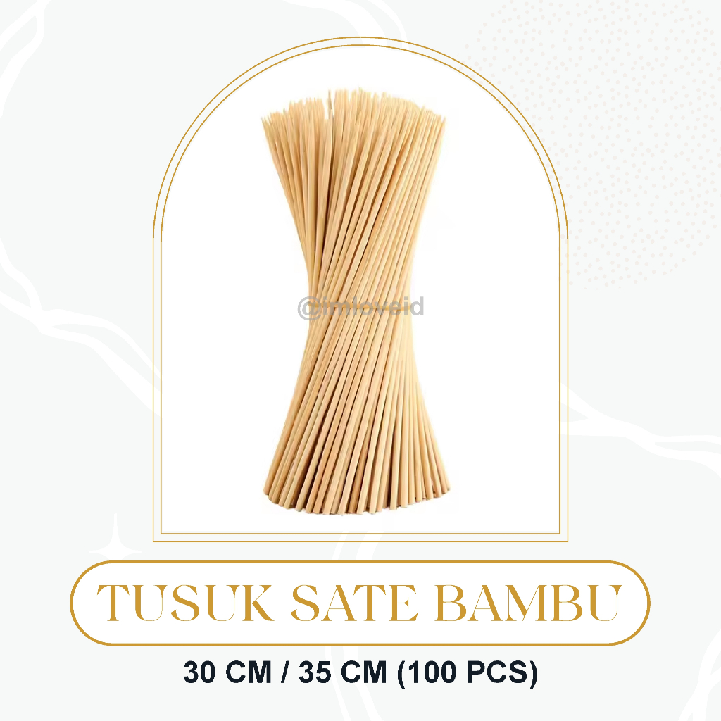 Jual [100 PCS] Tusuk Bambu 30 cm / 35 cm Buket Uang / Tusuk Sate 30cm ...