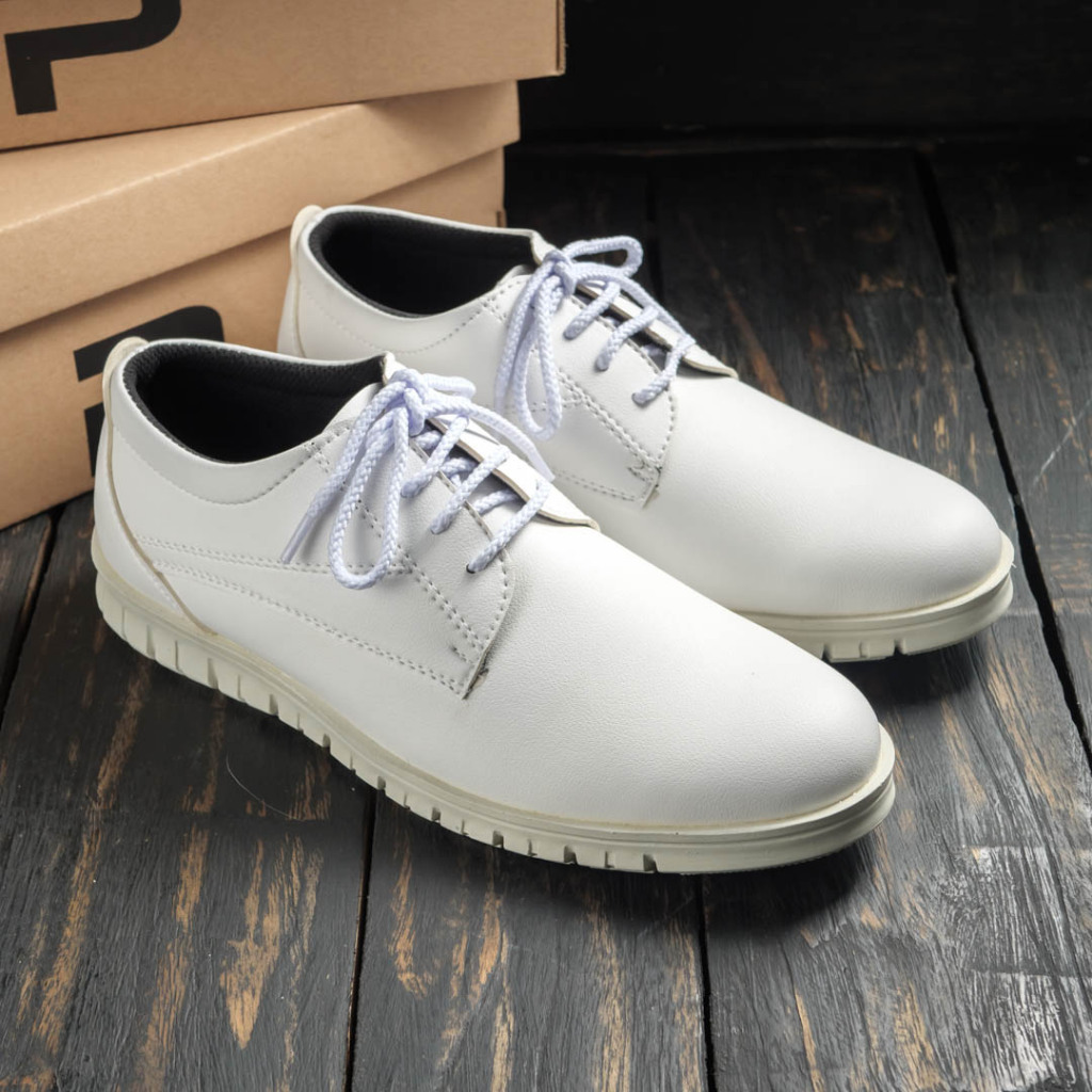 Jual PAULMAY - Sepatu Sneakers Pria Modena 48 White | Shopee Indonesia