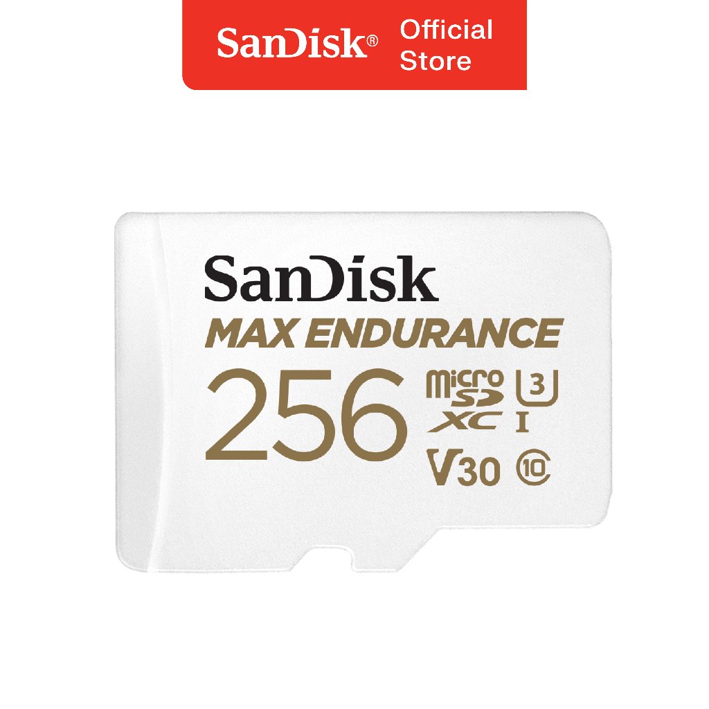 Jual SanDisk microSDXC Max Endurance 256GB 4K Ultra HD (Up to 100MB/s ...