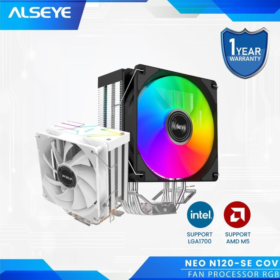 Jual Alseye Fan Processor Intel & AMD NEO N120-SE Cov - CPU Cooler Fan ...