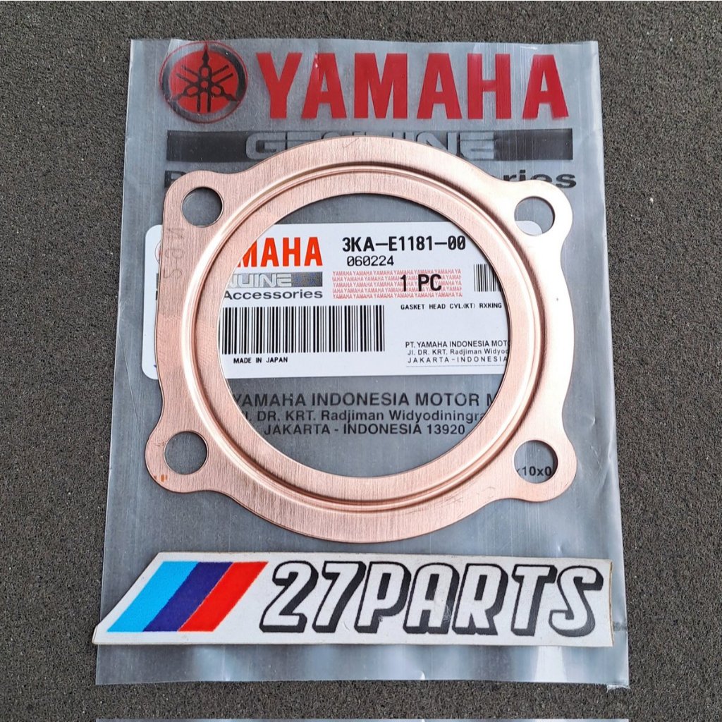 Jual PACKING PAKING BLOK HEAD YAMAHA RX KING ORIGINAL | Shopee Indonesia