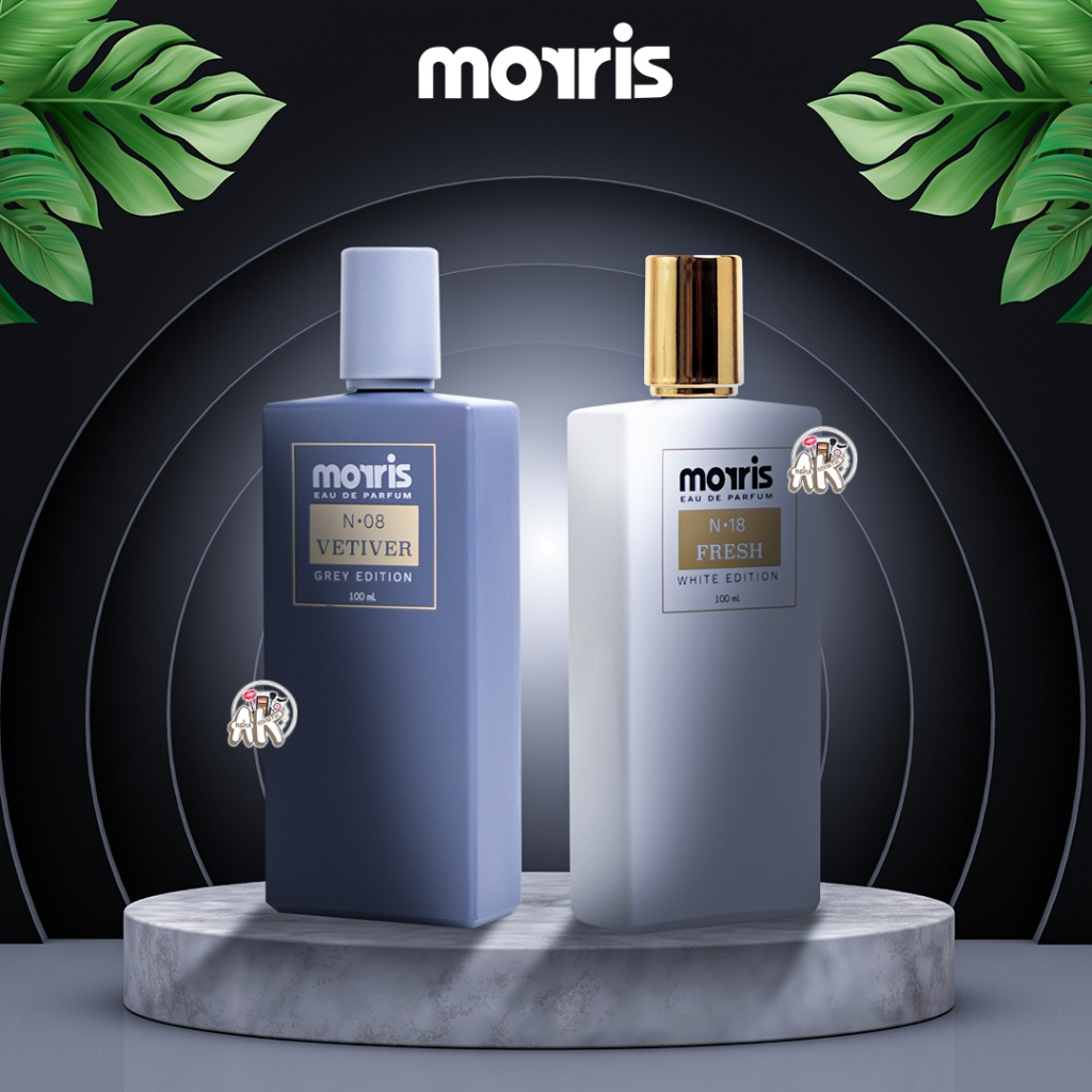 Jual MORRIS EAU DE PARFUME FOR MEN 100ML SERIES ( GREY EDITION / WHITE ...