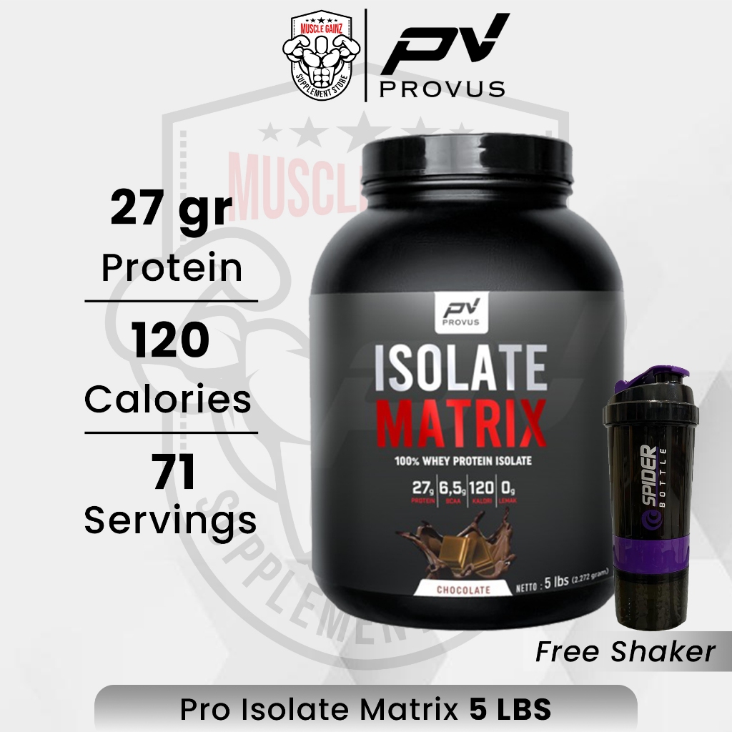 Jual Provus Isolate Matrix 5 lbs Whey Protein Isolate Susu Protein ...