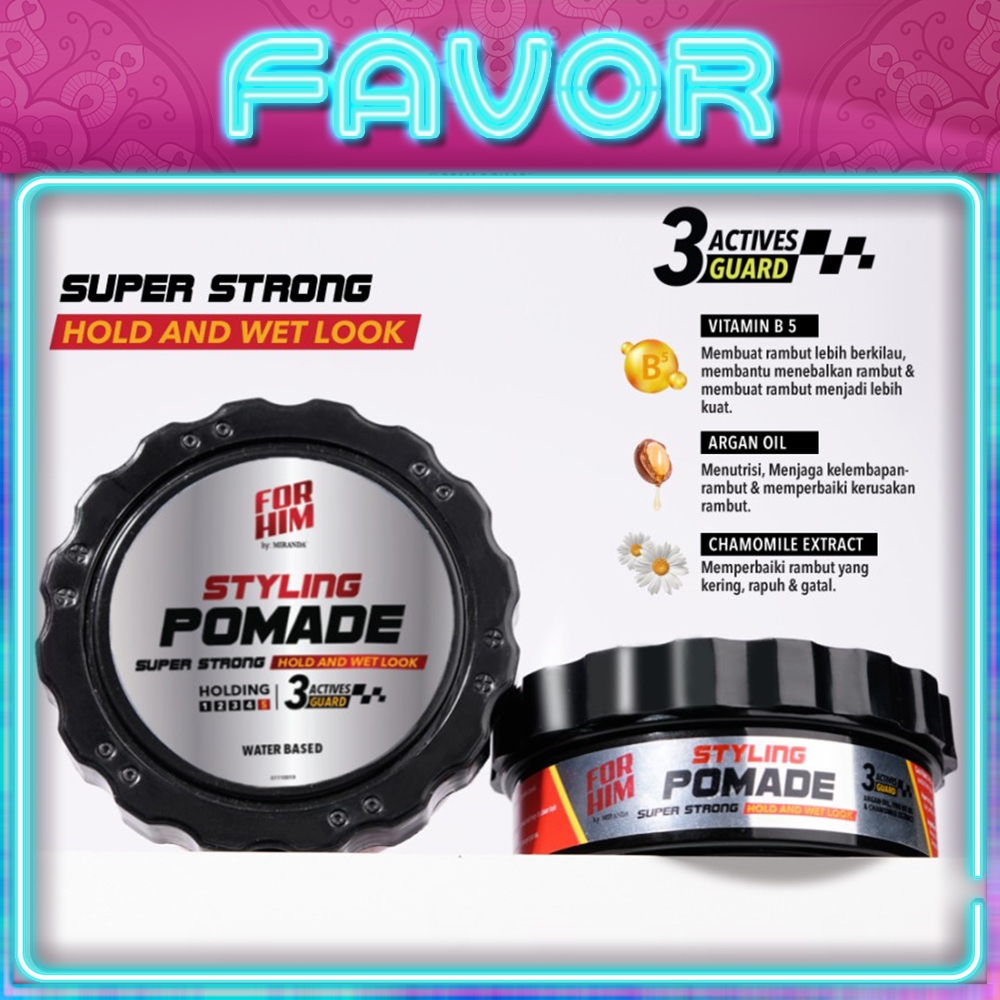 Jual Miranda For Him Styling Pomade | Strong Hold & Matte | Super ...