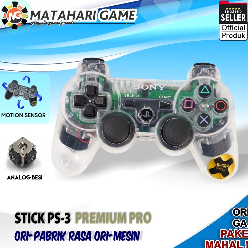 Jual LANGSUNG KIRIM STICK STIK PS3 SIXAXIS MOTION SENSOR PREMIUM PRO DS3 HITAM ORIPABRIK ...
