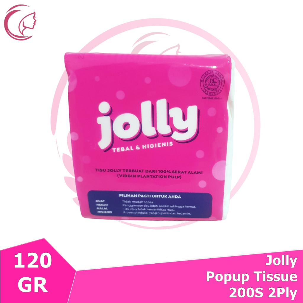 Jual JOLLY TISSUE POP UP 200 SHEET Tisu Popup 2 Ply | Shopee Indonesia