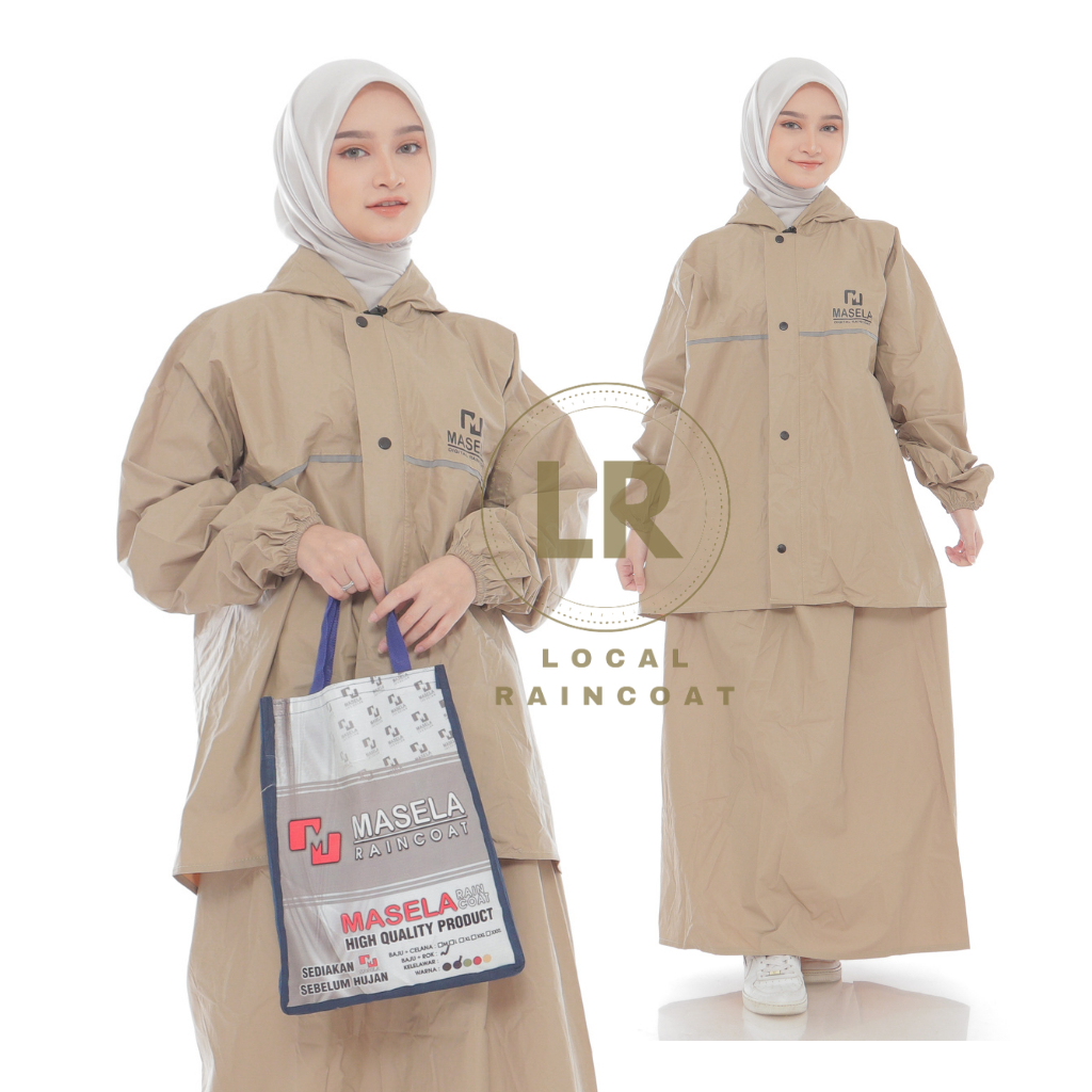 Jual Jas Hujan Rok Masela Setelan Baju Rok Dewasa Tebal Elastis FULL ...