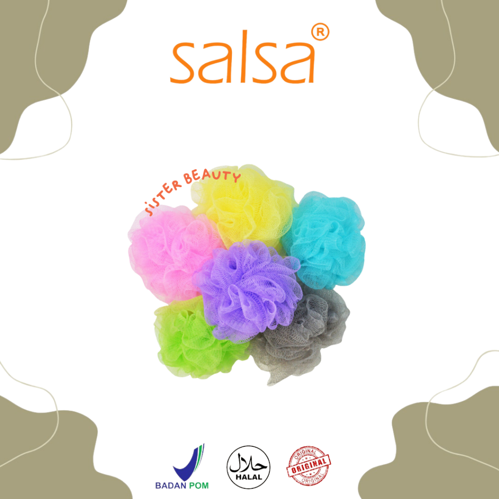 Jual SisterBeauty - Salsa Sponge 30gr | 20gr | Kura Kura - Spons Mandi ...