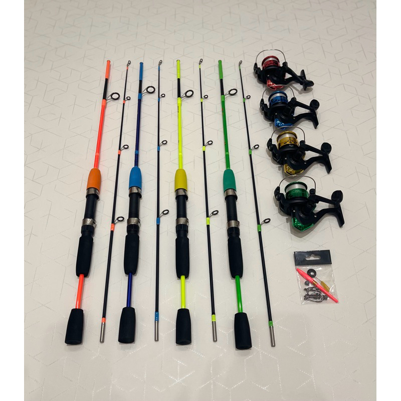 Jual 1 Set Joran Pancing Kolam JS + Bonus Max Drag 15KG | Shopee Indonesia