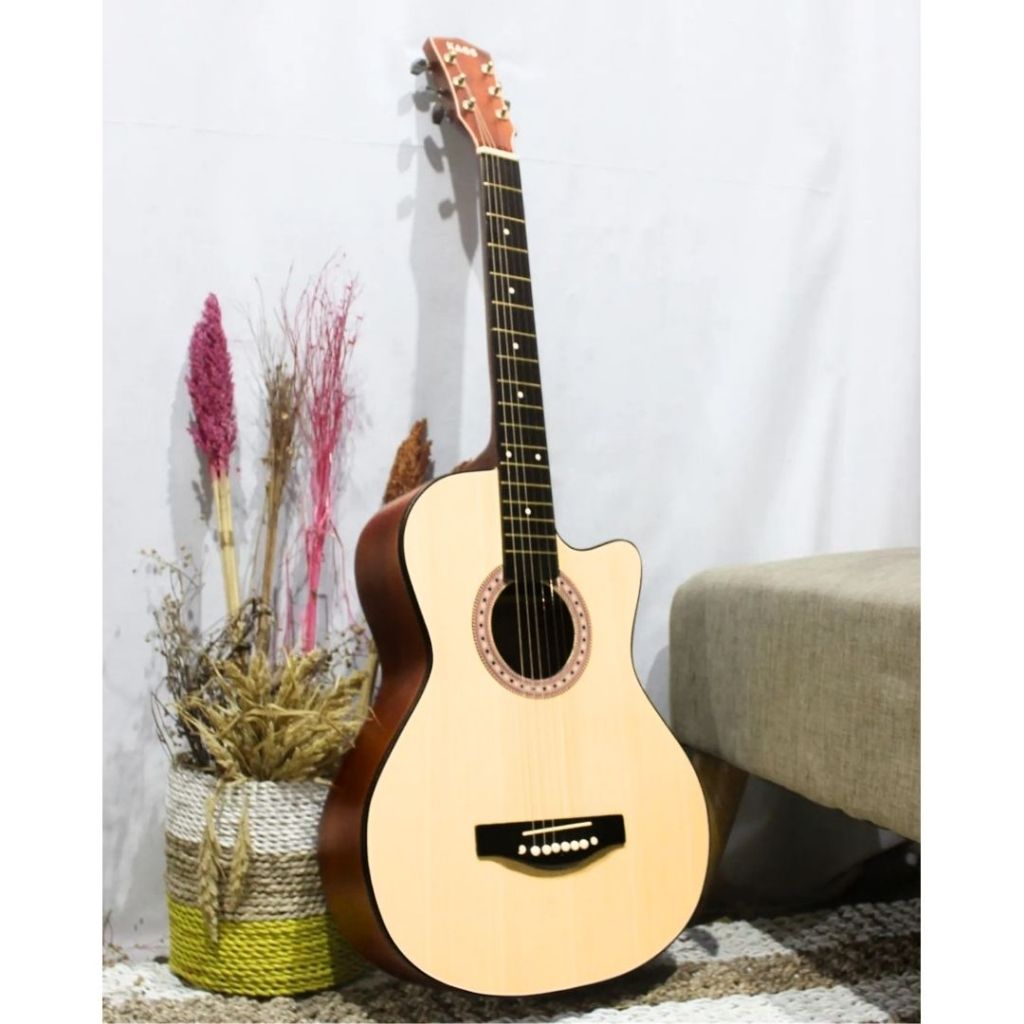 Jual Gitar Akustik Yamaha (Gratis peking kayu) | Shopee Indonesia