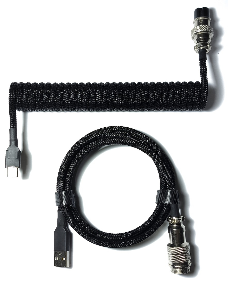 Jual Aviator Coiled Cable GX16 Mechanical Keyboard | Shopee Indonesia