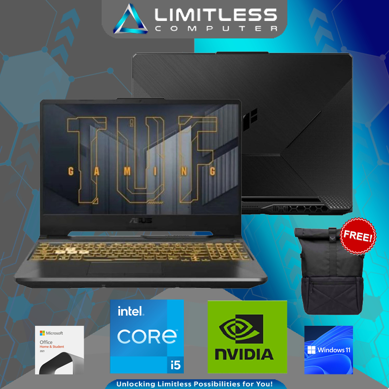 Jual Asus TUF F15 FX506HF RTX 2050 Intel Core i5 11400H 8GB 512GB Win 11 OHS 2021 Laptop Gaming ...