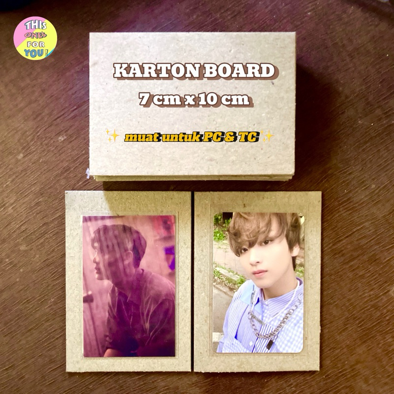 Jual [READY] Karton Carton Yellow Board ukuran 7 CM X 10 CM Tebal 2 MM ...