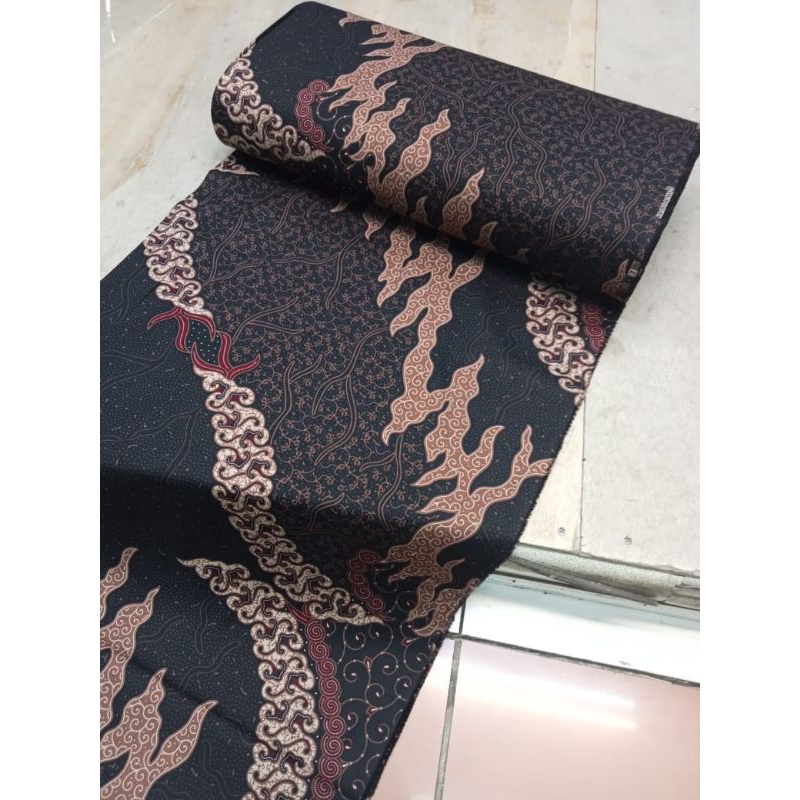 Jual kain batik katun exclusive gusti buwono meteran // bahan batik katun kwalitas batu raden ...