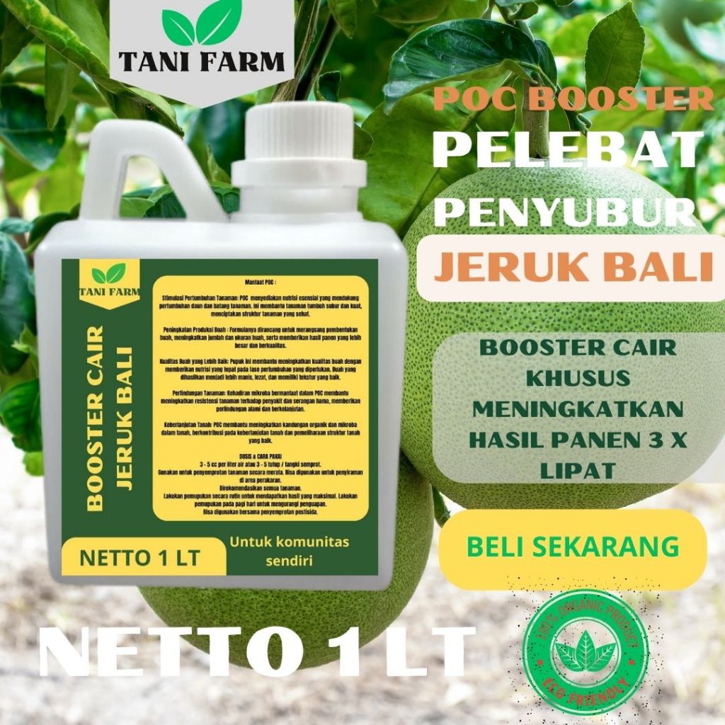 Jual Pupuk Booster JERUK BALI Pupuk Cair JERUK BALI Pupuk Semprot Untuk Tanaman dan JERUK BALI ...